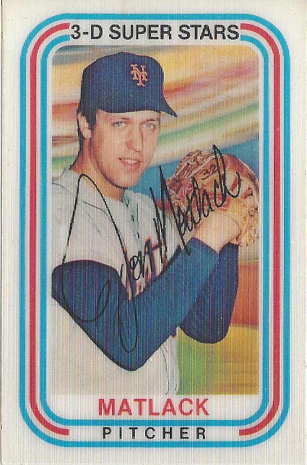 1976 3-D Super Stars Xograph JONATHAN MATLOCK New York Mets #49 | eBay