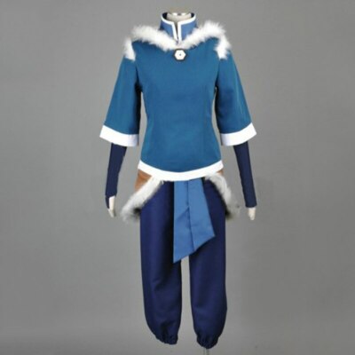 TLoK Korra Cosplay Costume Animation Southern Water Tribe Winter Blue ...