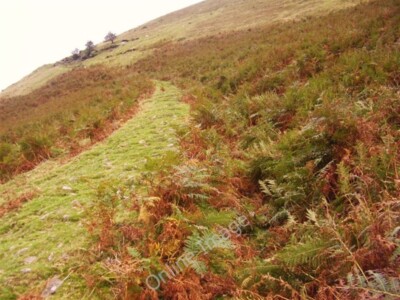 Photo 6x4 Ancient way up Hatterall Hill Capel-y-ffin One of the typical ...