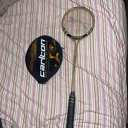 Slazenger Challenge 100 Graphite Badminton Racket With Cover Vintage | eBay