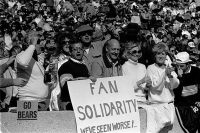 1987 NFL Scab Original 35mm Slide Oct 11 Chicago VS Minnesota Fans Seen ...