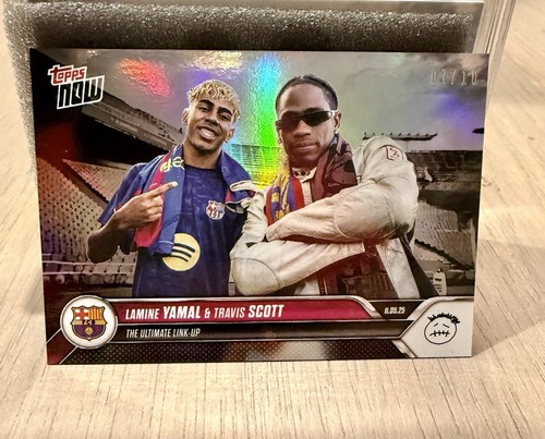 Lamine Yamal Travis Scott /10 Black The Ultimate Link Up Cactus Jack ...