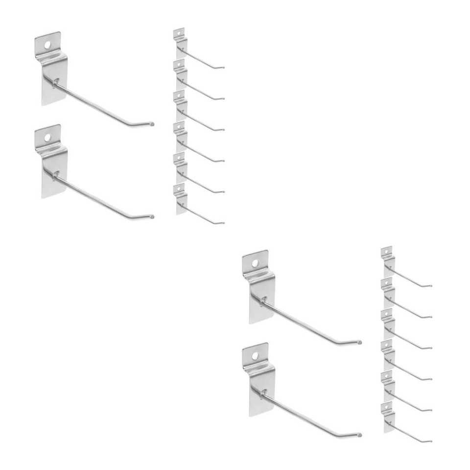 2 Count Slot Hook Grid Wall Panel Display Slatwall Hooks Retail Store ...