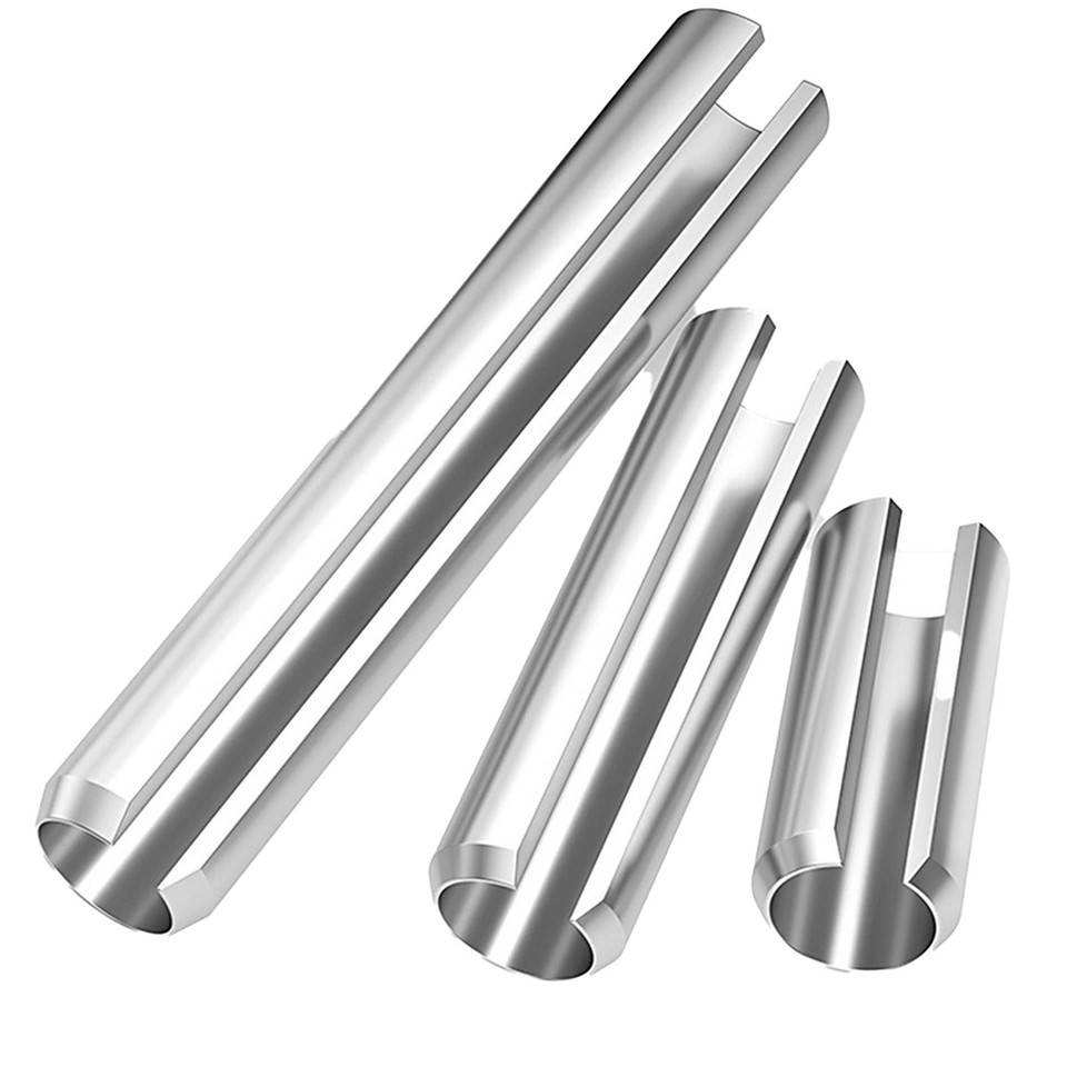 304 Stainless Steel Slotted Spring Tension Pins Roll Pin M1.5 M2 M2.5 ...