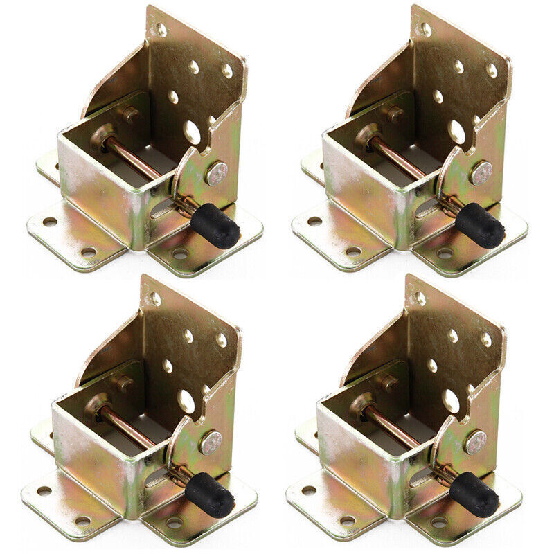 Iron Locking Chair Table Folding Leg Brackets Foldable Hinges Door ...