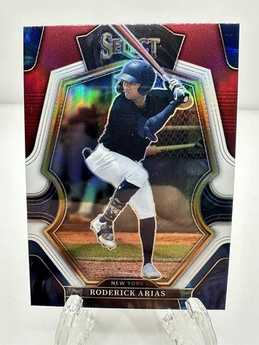 2023 Panini Select Roderick Arias Red Blue White Prizm New York Yankees ...