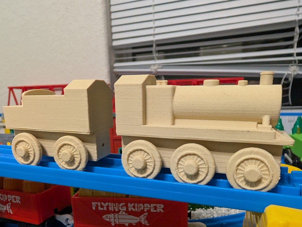 Thomas Tank Wooden Railway "Ivatt" Tender Engine Wood Pla 3d Printed | eBay