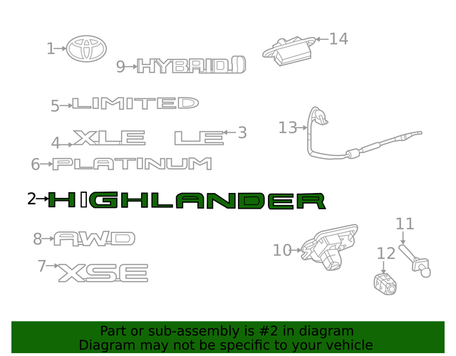 75442-0e090 Toyota Plate Luggage Compt 754420E090 Genuine OEM Part for ...