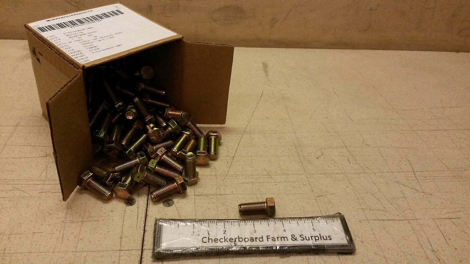 Qty-100 Hex Head Screw Bolt Grd 8 UNF 7/16"-20 x 1" MS18153-86 ...