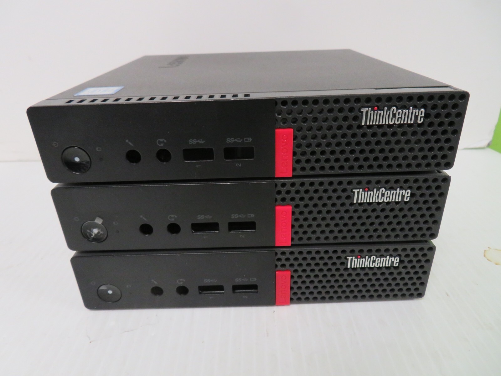 Lot of 3 Lenovo ThinkCentre M710q USFF PC Empty Case Front / Top ...