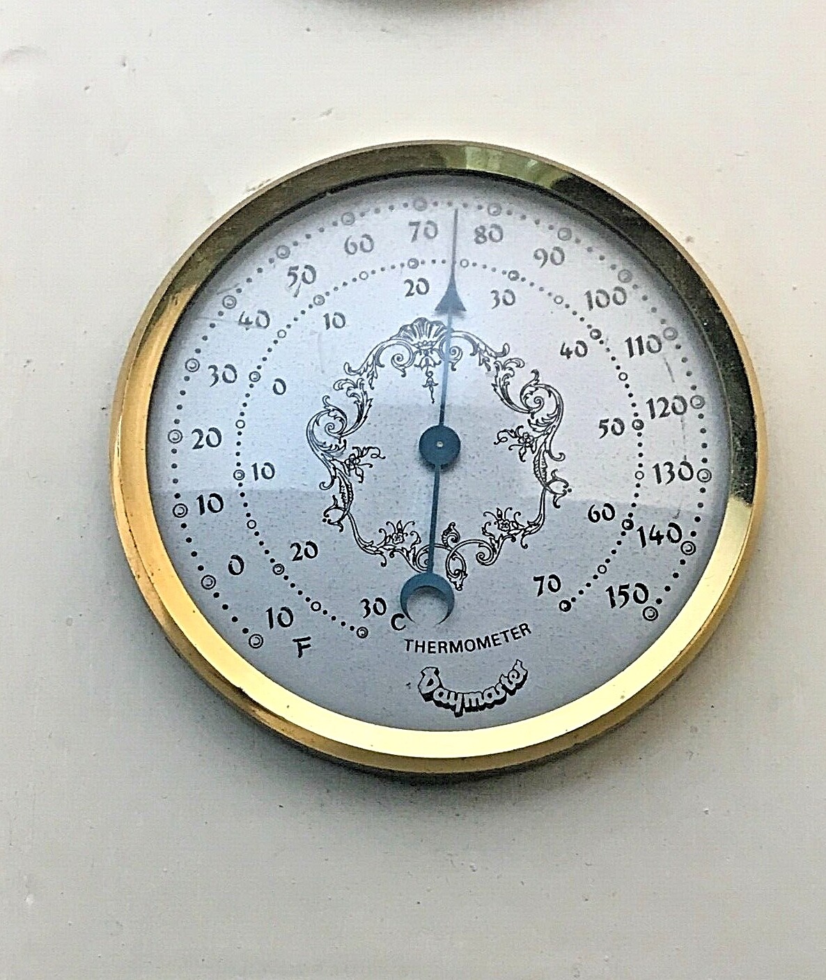 VINTAGE Solid Wood Daymaster Thermometer, Barometer,Hygrometer Weather ...