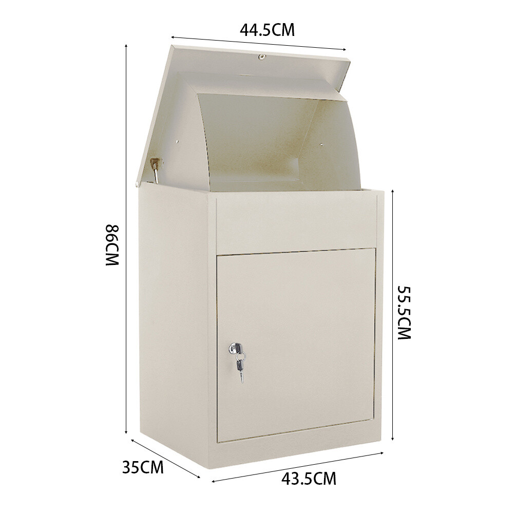 Large Lockable Parcel Package Delivery Box Courier Security Container ...