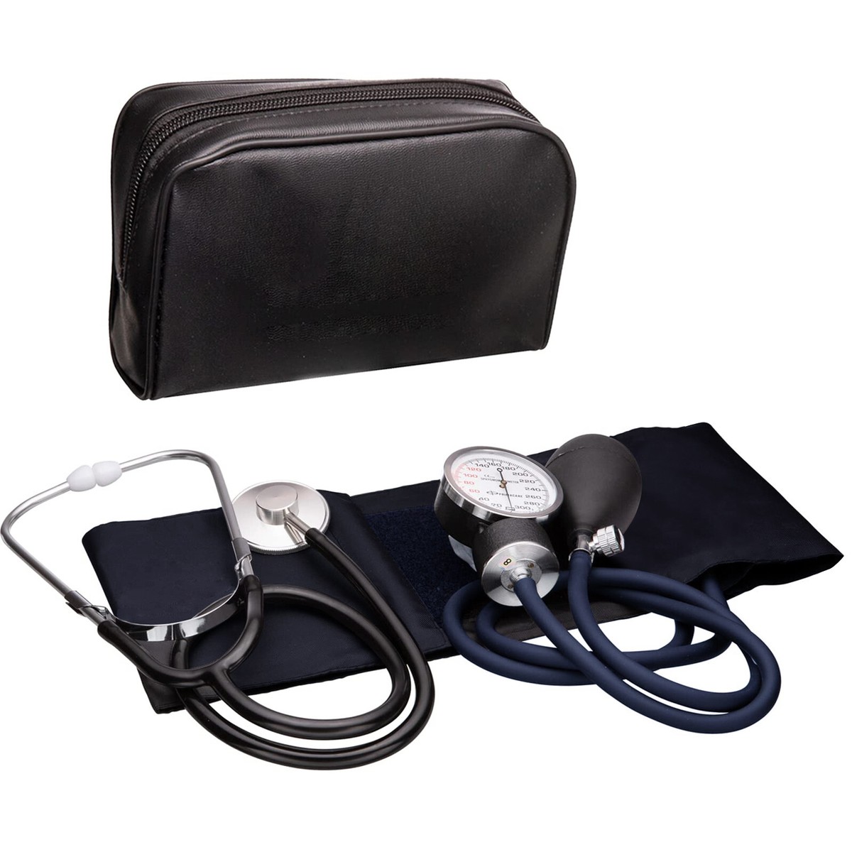 Large Bp Cuff Lotfancy Aneroid Sphygmomanometer And Stethoscope Kit ...