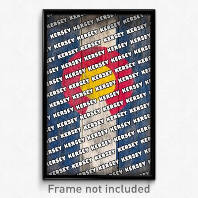 Kersey Colorado Poster (CO City Souvenir 11x17 Town Print) | eBay