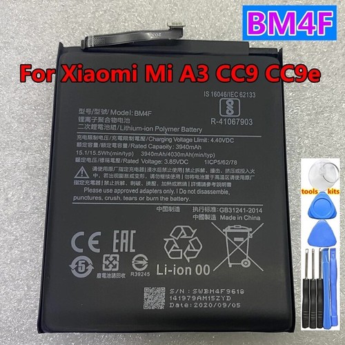 Battery BM4F For CC9 CC9e CC9 e A3 Authentic Phone Battery 4030mAh ...
