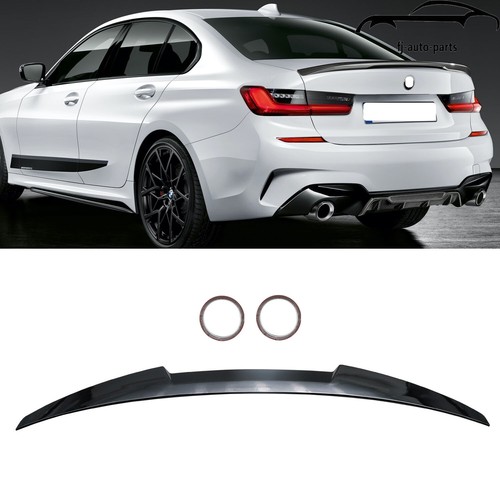 For 19-24 BMW G20 330i M340i G80 M3 Gloss Black M4 Style Rear Trunk ...