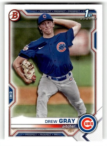 2021 Bowman Draft #BD-35 Drew Gray Baseball Card | eBay