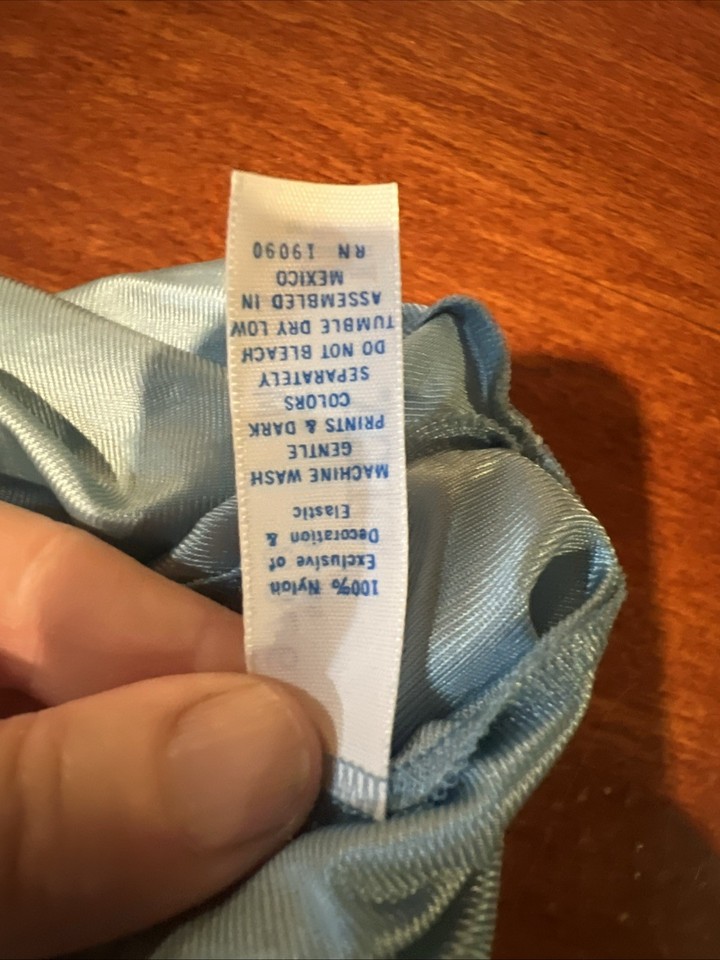 Olga Light Teal Robe Full Length Belt Medium Lace Detail | eBay