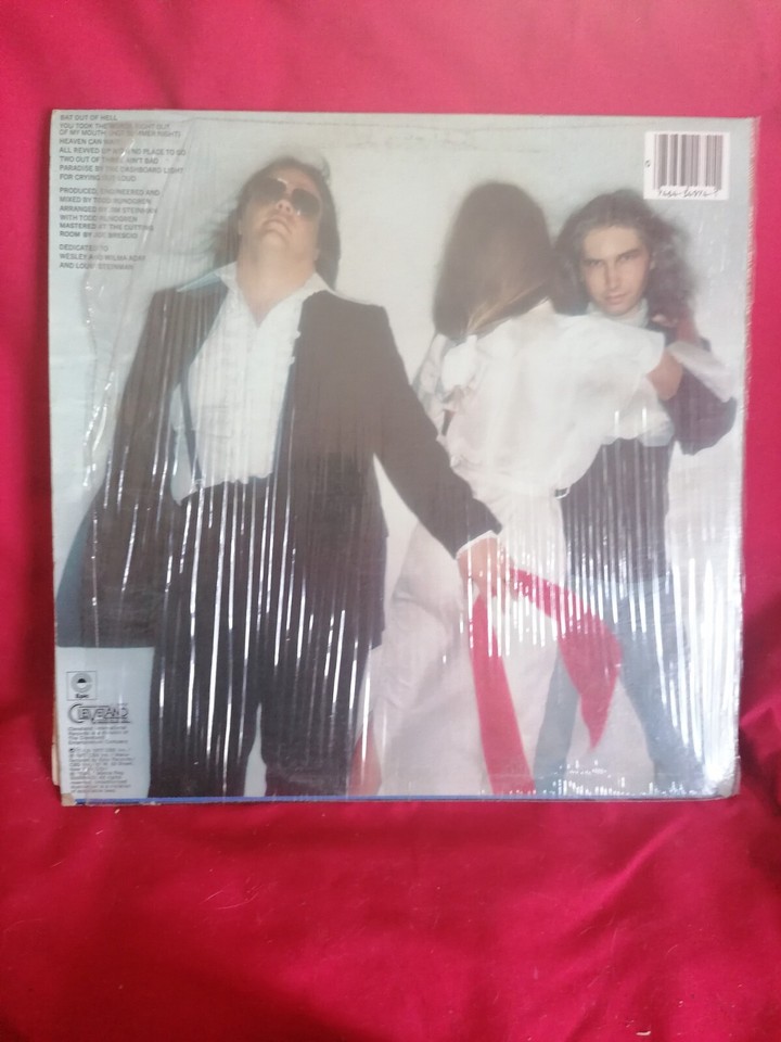 Meat Loaf Bat out of Hell LP USA 1977 Mint- Inner | eBay