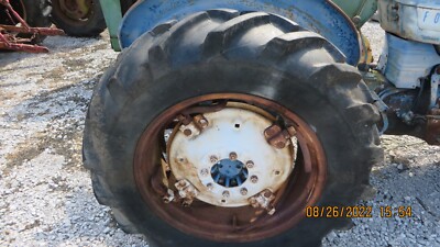 2000,3000, 2600,3600 FORD TRACTOR PAIR OF TIRES,TUBES,POWER ADJUST RIMS ...