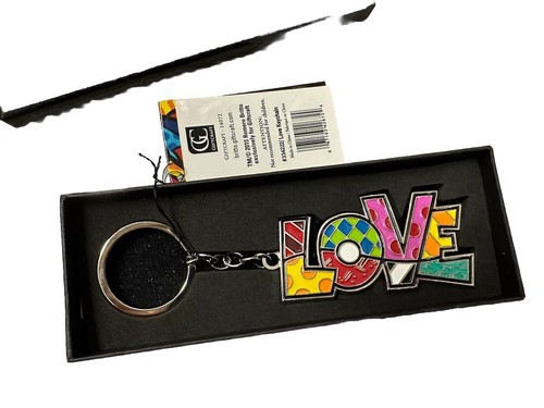 Great Romantic Gift. Romero Britto KeyChain LOVE Original. Limited ...