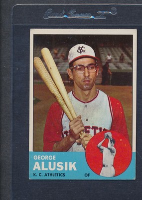 1963 Topps #051 George Alusik Athletics VG/EX *428 | eBay