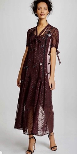 Coach Embroidered Long Star Dress. NWT. Size 2. Retail- $1,000 | eBay