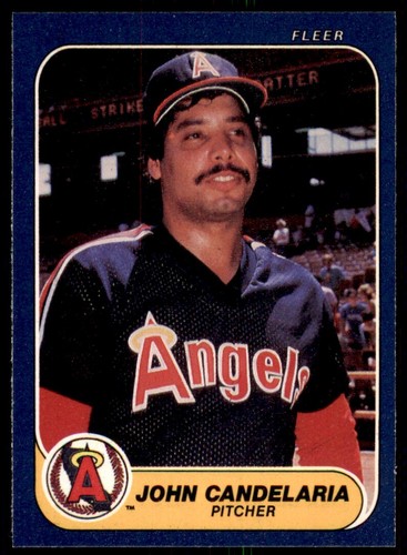 1986 Fleer John Candelaria . California Angels #150 | eBay