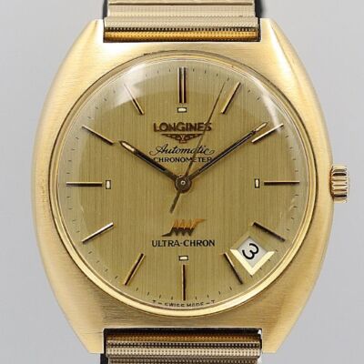 Longines Ultrachron Gold Dial AT/Automatic Watch Vintage Men'S 50 | eBay