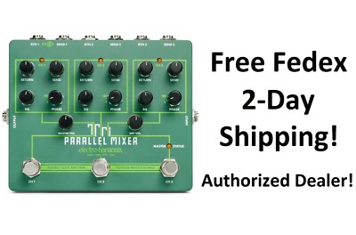 New Electro Harmonix EHX Tri Parallel Mixer Guitar Effects Pedal ...