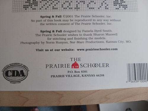 The Prairie Schooler - Spring & Fall Book No. 90 original card stock | eBay