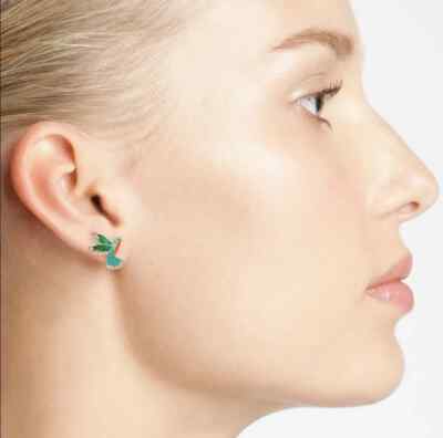 Kate Spade Hummingbird Stud Earrings Scenic Route Bird crystals | eBay