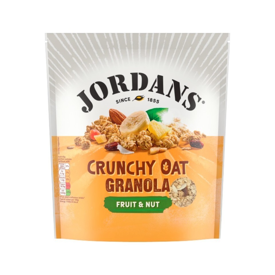Jordans Crunchy Oat Granola Fruit & Nut Cereal 750g - Pack of 4 | eBay UK