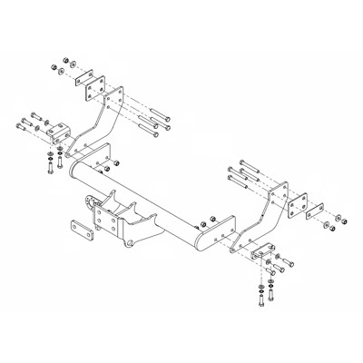 PCT Towbar for Ford Transit Van 2014 Onwards - Flange Tow Bar | eBay