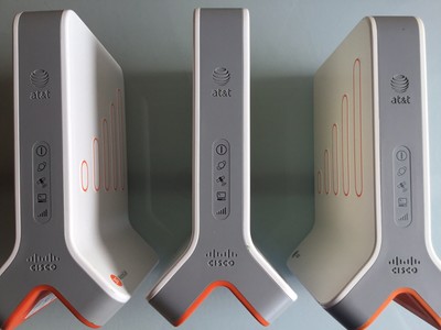 Lot of 3 AT&T (Cisco) MicroCell 3G Wireless Signal Booster Antennas ...