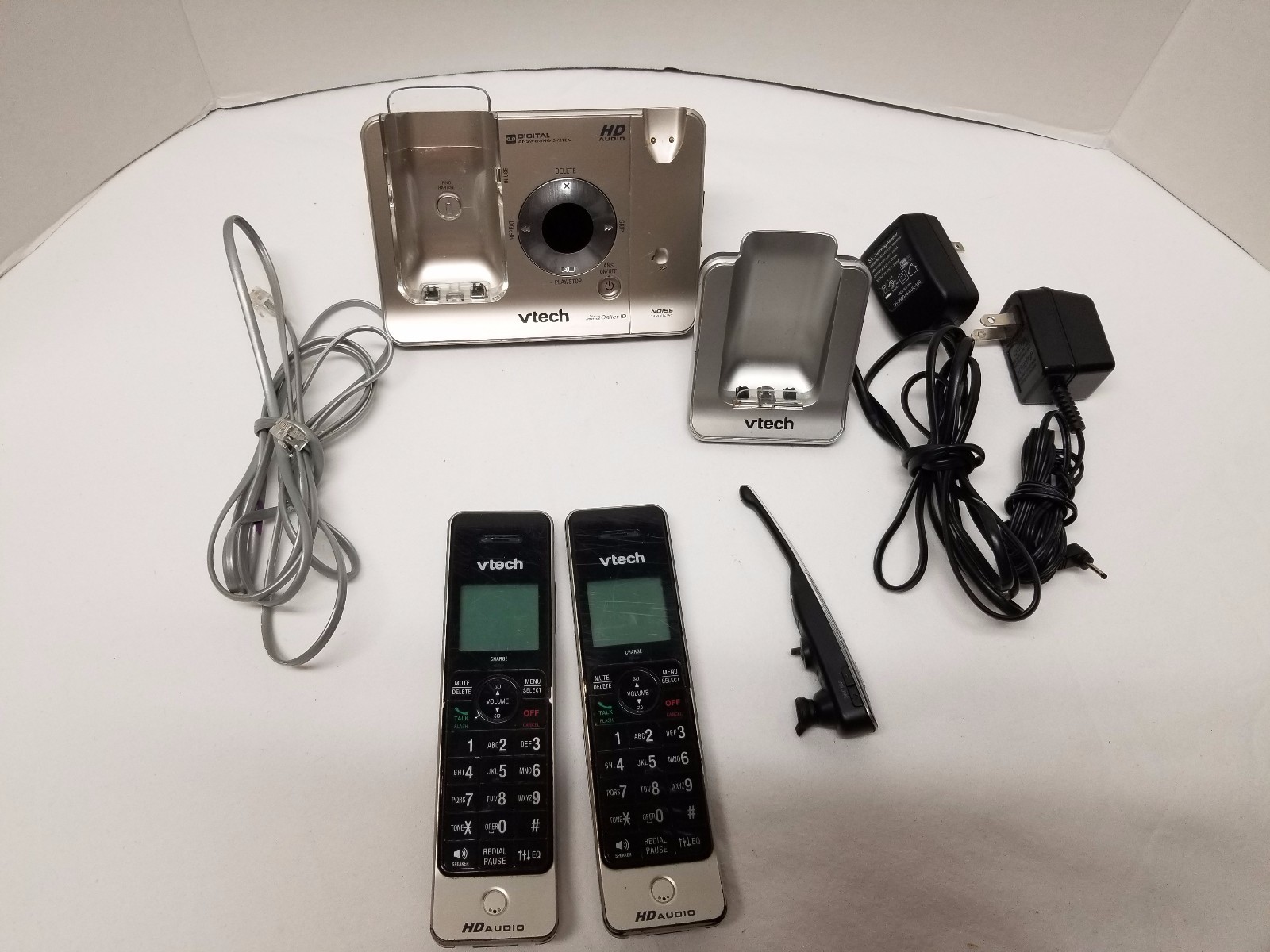 VTech LS6475-3 DECT 6.0 Expandable Cordless Phone with Answering System ...