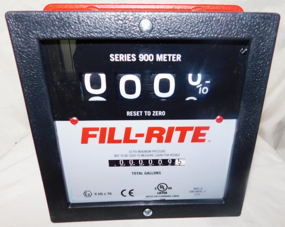 Fill-Rite Series 900 Mechanical Flow Meter Model 901CMK4200 | eBay