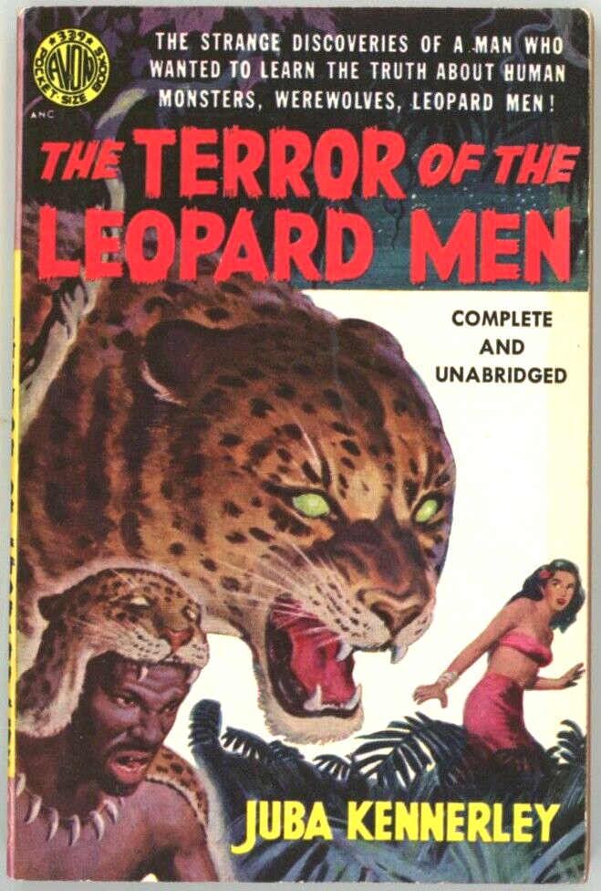 1951 AVON Books #339 THE TERROR OF THE LEOPARD MEN Juba Kennerley VF | eBay
