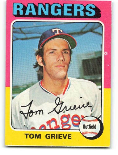 1975 Topps #234 Tom Grieve VG/EX Very Good/Excellent Rangers | eBay