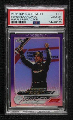 2022 Topps Chrome Formula 1 - Grand Prix Driver of the Day Fernando ...