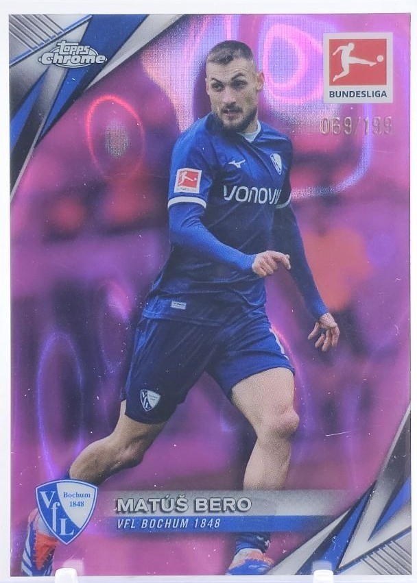 2024-25 Topps Chrome Bundesliga - Matus Bero #15 Pink Lava Refractor ...
