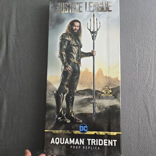 Noble Collection AQUAMAN TRIDENT PROP REPLICA Justice League ~ 74" TALL ...