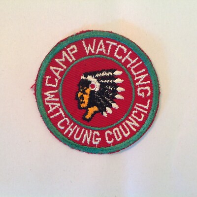 Vtg BSA Boy Scouts of America Patch Camp Watchung Council Chief Profile ...