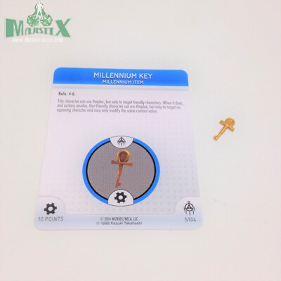 Heroclix Yugioh Battle of the Millennium set Millennium Key #S104 LE ...