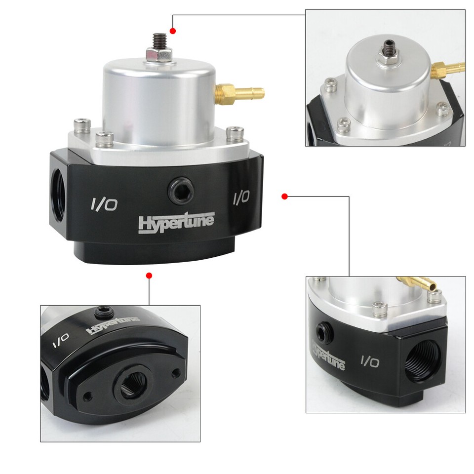 For HOLLEY 12-880 Return Fuel Pressure Regulator 6AN Boost Reference ...