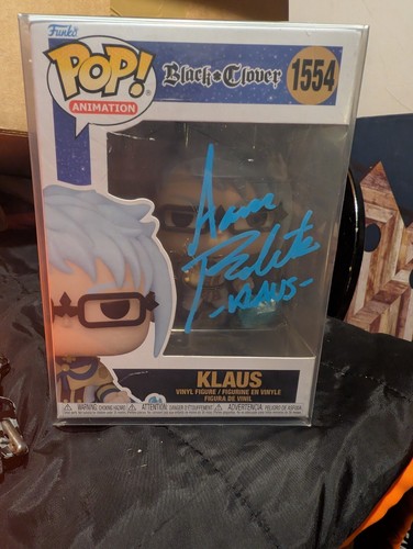 Collectible Funko Pop Klaus From Black Clover Signed By Austin Tindle ...