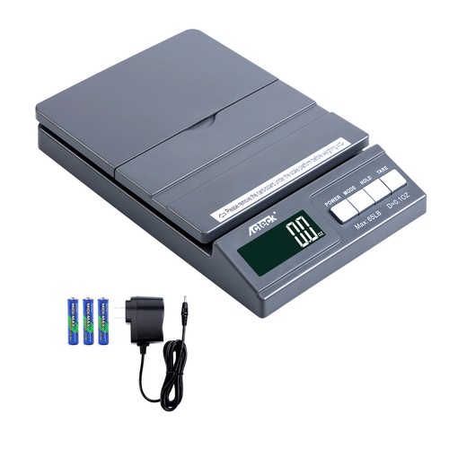 Acteck A-CE65 Gray 65lb x 0.1OZ Digital Shipping Postal Scale W/AC ...