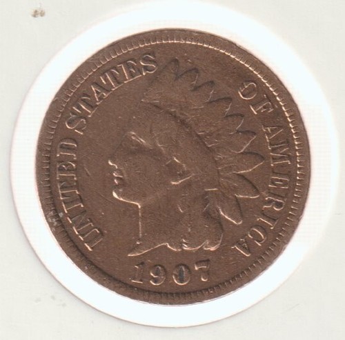 Rare Old West 1907 Native American Indian Head Penny US Coin Collection ...