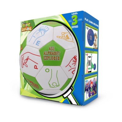 Children's Learning Development Soccer Ball American Sign Language ...