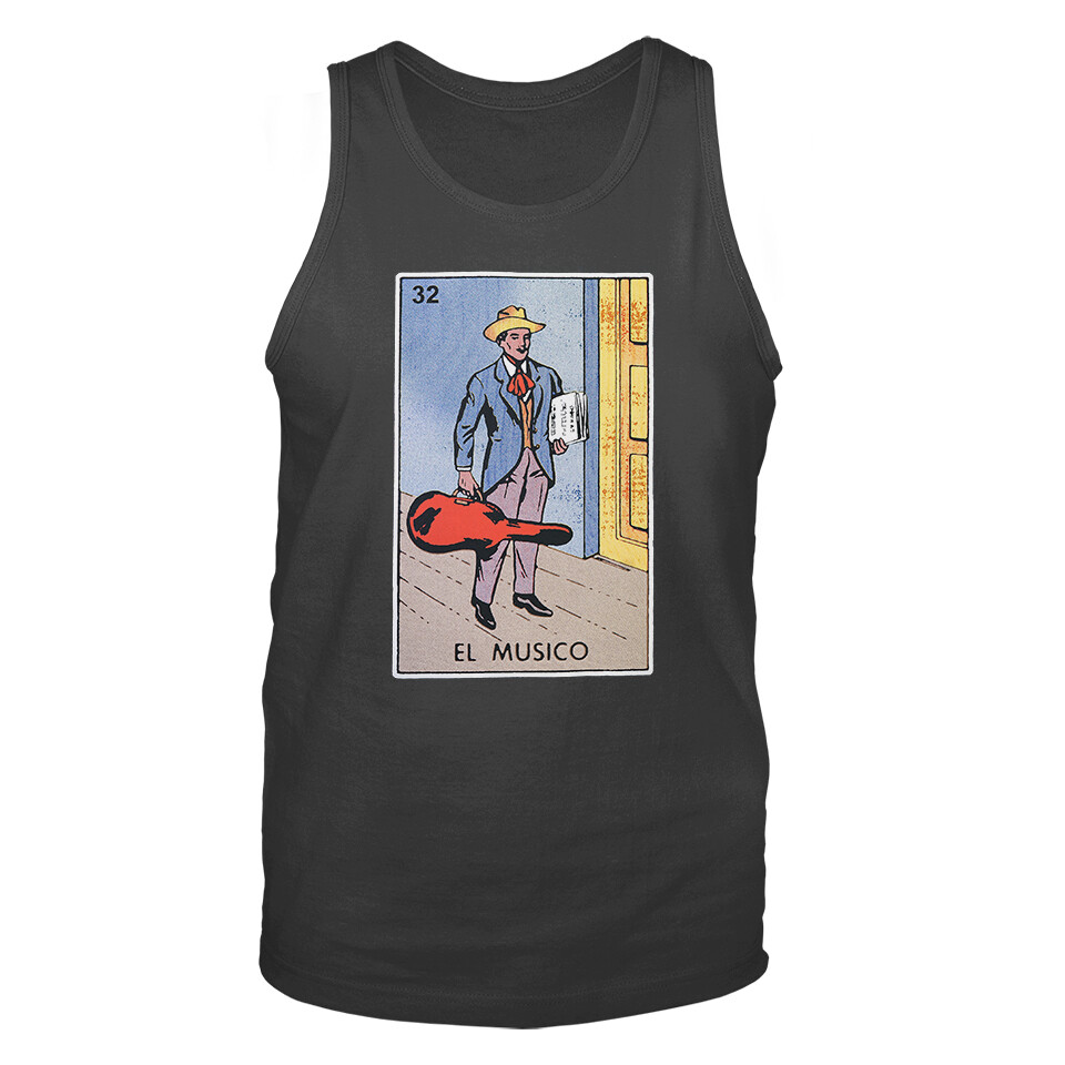 El Musico Lotteria Card Graphic Tank Top | eBay